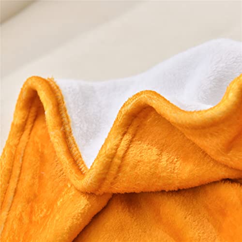 Yotsuba Nakano Cute Bear Snuggly Blanket 60 X 50 in, Flannel Blanket Fluffy Cozy Fuzzy Throws Non-Shedding for Nap Bed Sofa Couch Home Decor