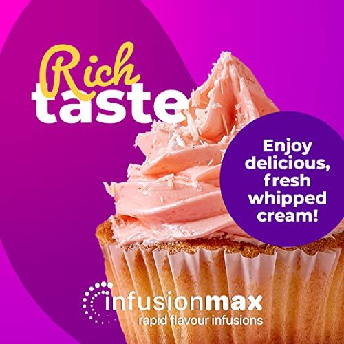 InfusionMax Elite Whipped Cream Chargers 600 packs (24 cartridges x 25 boxes), 9 grams Pure Culinary Gas, Compatible with Standard Whipped Cream Dispensers