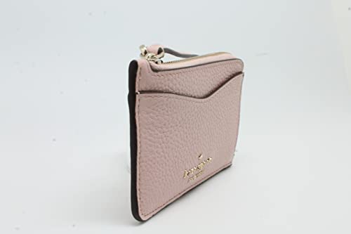 Kate Spade New York Leila Leather Card Holder Wristlet Rose Smoke