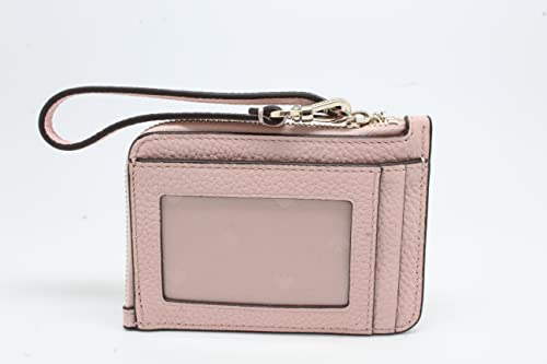 Kate Spade New York Leila Leather Card Holder Wristlet Rose Smoke