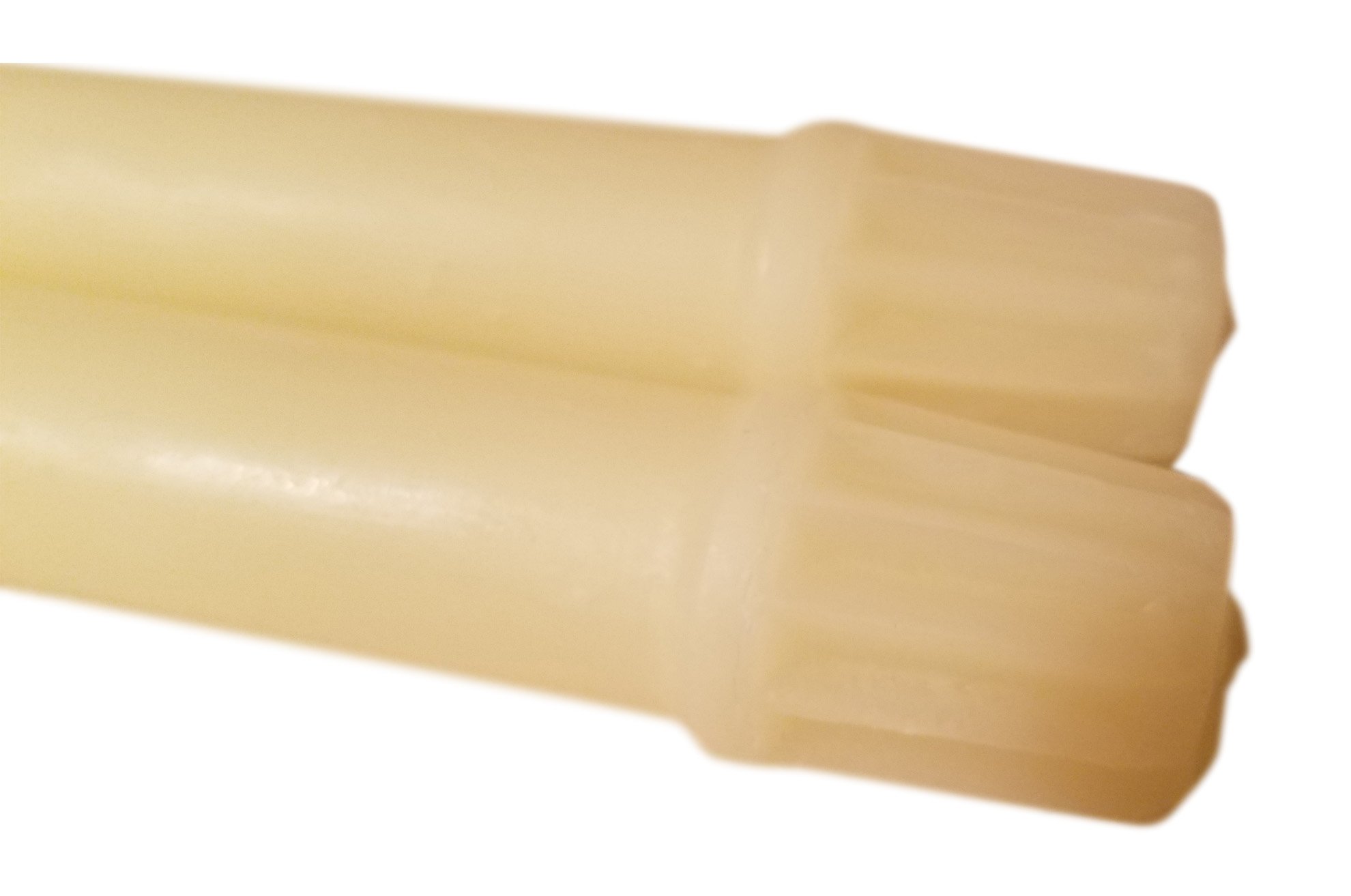 100% Pure Beeswax 6 inch Vanilla Scented Colonial Taper Candle Pair, Hand Poured by Hubbardston Candle Company