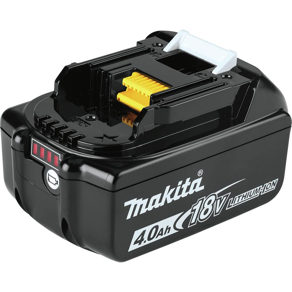 Makita XMT04ZB-BL1840BDC1 18V LXT StarlockMax Brushless Lithium-Ion Cordless Sub Compact Multi-Tool with Battery and Charger Starter Pack Bundle (4 Ah)