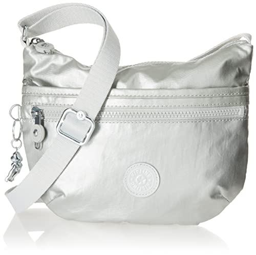 Kipling Women's Arto Small Crossbody, Lightweight Everyday Purse, Casual Shoulder Bag, Bright Metallic