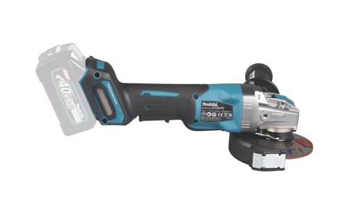 Makita GA047GZ 4.9-inch (125 mm) Rechargeable Disc Grinder, 40 V Max, Battery, Charger, and Case Sold Separately