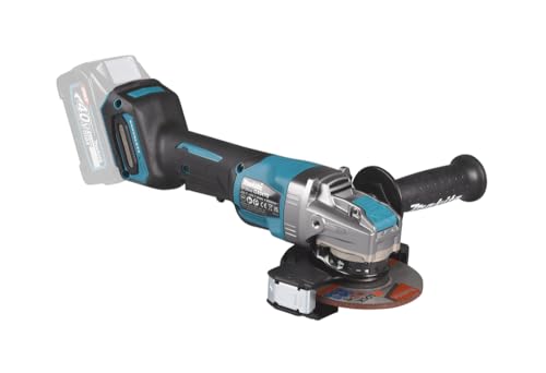 Makita GA047GZ 4.9-inch (125 mm) Rechargeable Disc Grinder, 40 V Max, Battery, Charger, and Case Sold Separately