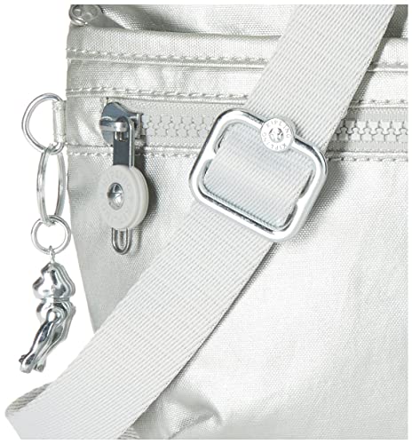 Kipling Women's Arto Small Crossbody, Lightweight Everyday Purse, Casual Shoulder Bag, Bright Metallic