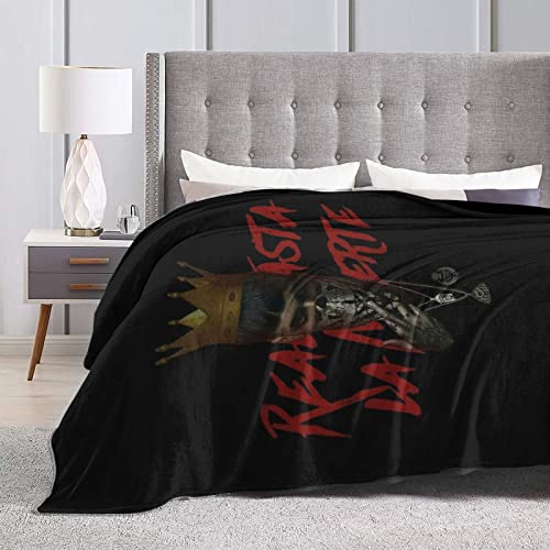 Anu-el AA Blanket,Real Ha-sta La Mue-RTE Throw Blanket,Soft Warm Lightweight Cozy Microfiber Flannel Throw Blankets 80"x60"