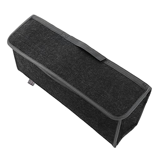 Dawnleague Felt Storage Box Portable Foldable Car Trunk Organizer Case Auto Interior Tidying Container Bag