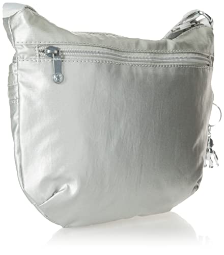 Kipling Women's Arto Small Crossbody, Lightweight Everyday Purse, Casual Shoulder Bag, Bright Metallic