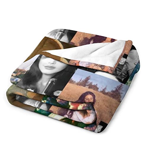Rwillppycfei Best Lana Music Del Theme Rey Throw Blanket, Plush Microfiber Blankets and Throws for All Seasons, Super Cozy Air Conditioned Blanket 40"x50"