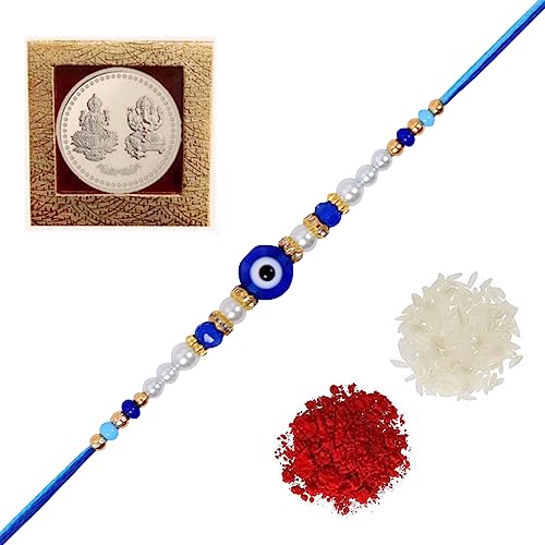 Amba Handicraft Rakhi for Brother/Rakhi/Rakhi Set/Rakhee/Designer rakhi/Send rakhi to USA/Rakhi for Brother with Gift Set/Rakhi Bhaiya Bhabhi/Rakhi Card