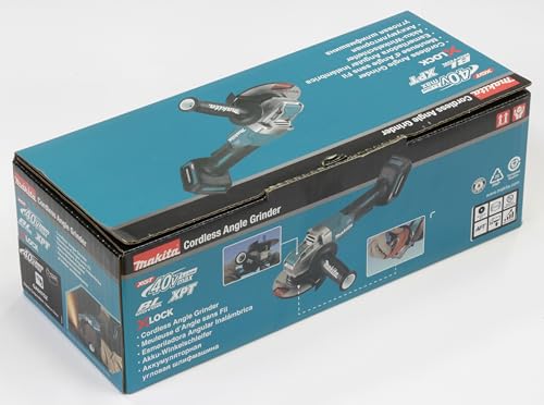 Makita GA047GZ 4.9-inch (125 mm) Rechargeable Disc Grinder, 40 V Max, Battery, Charger, and Case Sold Separately