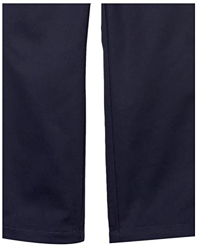 French Toast Girls' Pull-On Twill Pant (Standard & Plus), School Uniform Navy, 10