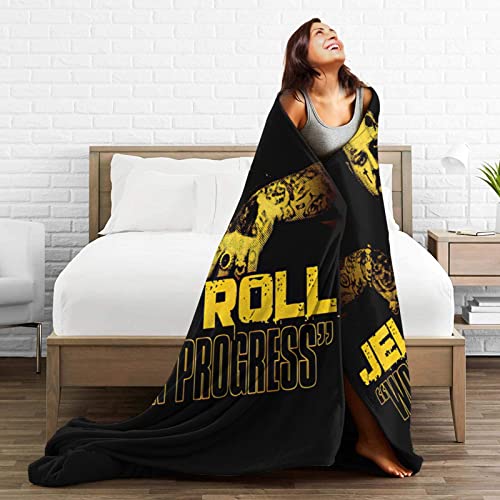 Jelly Rapper Rock Roll Blanket Flannel Fleece Micro Throw Blanket All Seasons Lightweight Air Conditioner Luxury Blanket for Living Room/Bedroom/Sofa/Camping 50"x40"