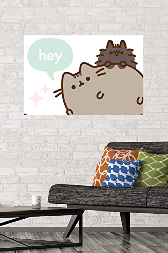 Trends International Pusheen - Hey Wall Poster