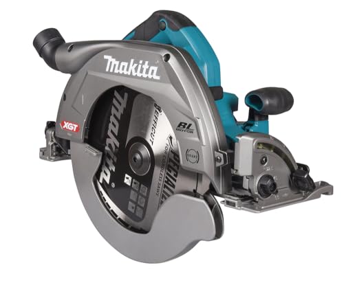 Makita HS011GZ 10.2 inch (260 mm) Rechargeable Circular Saw, 40 V Max, Battery and Charger Sold Separately, Blue