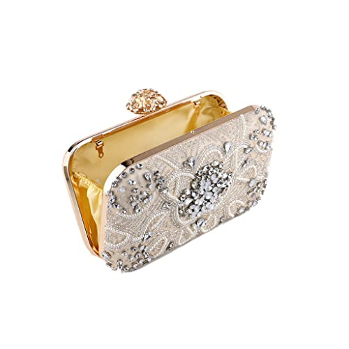 Diamante Crystal Prom Cocktail Party Wedding Engagement Evening Bag Purse Clutch Pouch