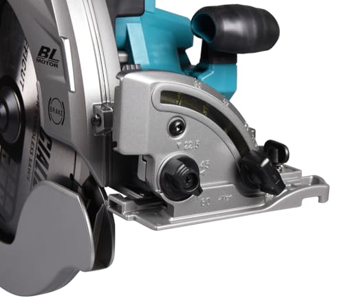 Makita HS011GZ 10.2 inch (260 mm) Rechargeable Circular Saw, 40 V Max, Battery and Charger Sold Separately, Blue