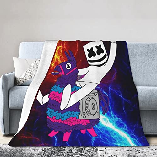 WKSFHCSG Blanket Flannel Picnic Throw Blanket All Season Plush Decor Sofa Comfort Warm Throw Teens Adults Blanket for Bed Living Room 50'' x 40'' -1