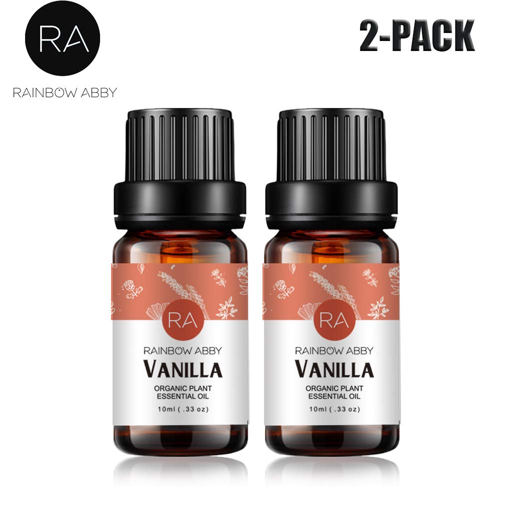 2-Pack Vanilla Essential Oils, 100% Pure, Undiluted, Therapeutic Grade Vanilla Oil - 2x10 mL