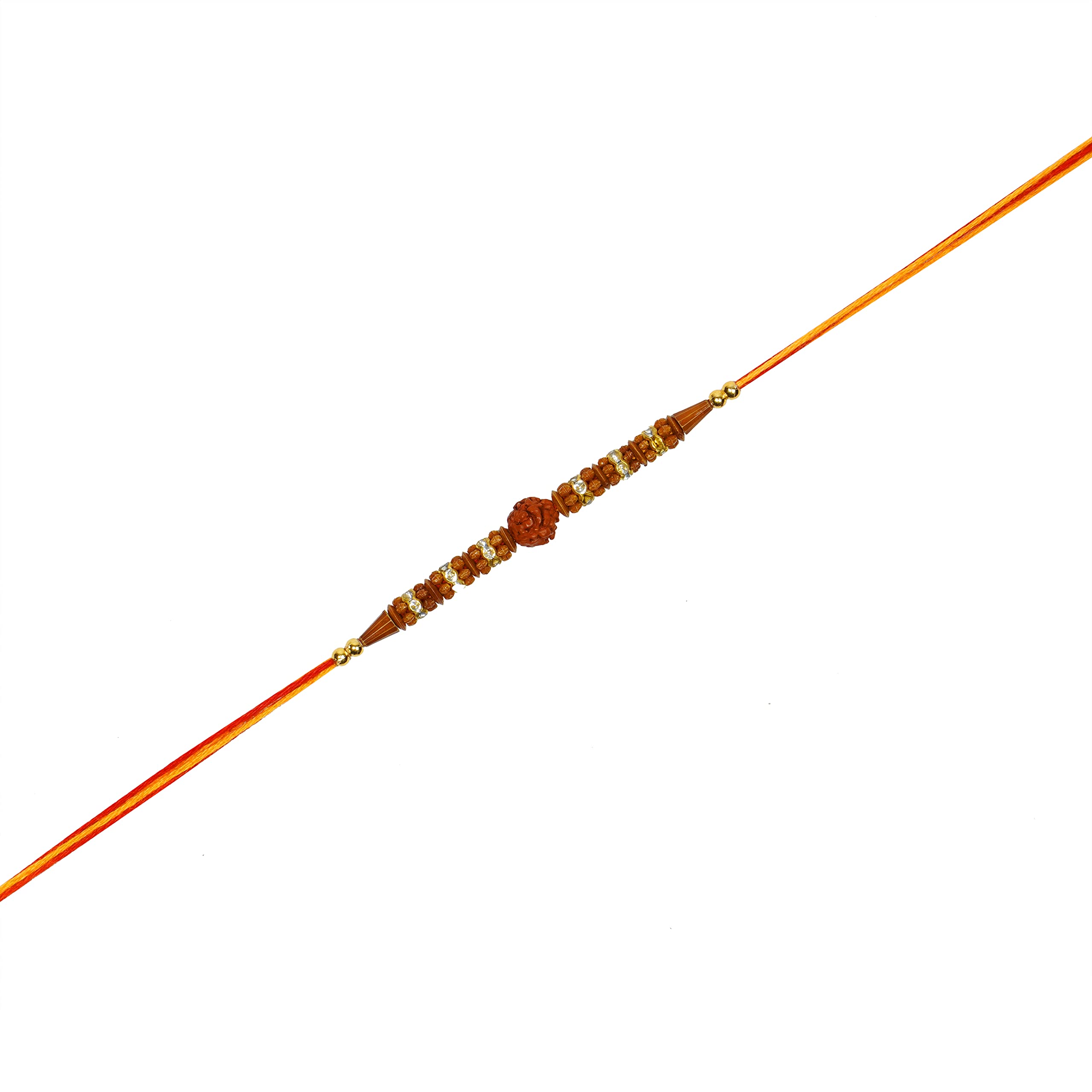 RAKHI MELA for Brother / bracelet Designer Raksha bandhan Rudraksha Indian Gift Set 303