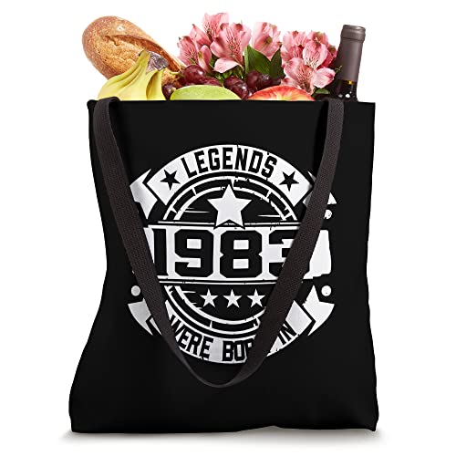 39th Birthday Gift 39 Years Legends Were Born In 1983 Tote Bag