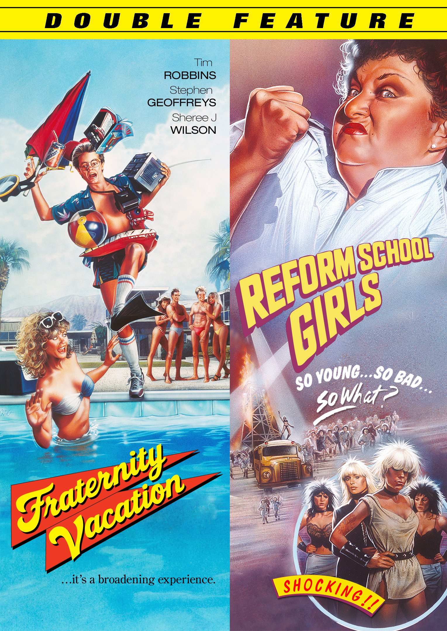 Fraternity Vacation / Reform School Girls (Double Feature)