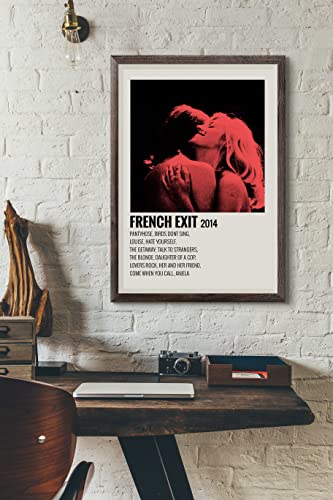 Aorozhi Band Potser Girl Poster French Exit Album Cover Canvas Art Wall Pictures for Modern Office Decor Prints 12" x 18" Unframed