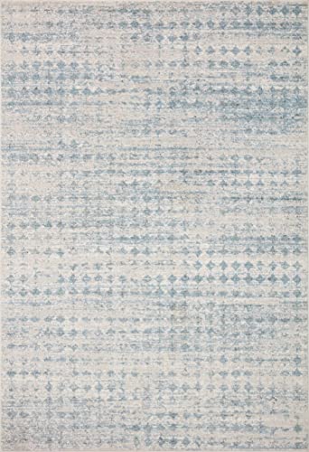 Loloi II Kamala Collection KAM-04 Sky/Dove, Transitional 2'-3" x 3'-10" Accent Rug