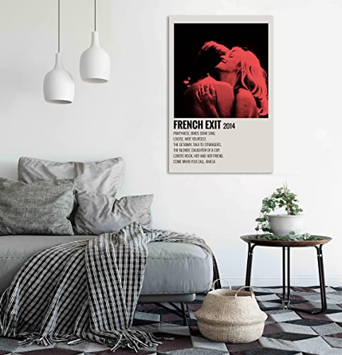 Aorozhi Band Potser Girl Poster French Exit Album Cover Canvas Art Wall Pictures for Modern Office Decor Prints 12" x 18" Unframed