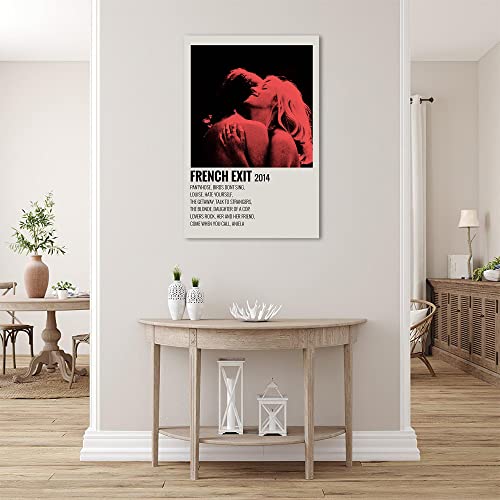 Aorozhi Band Potser Girl Poster French Exit Album Cover Canvas Art Wall Pictures for Modern Office Decor Prints 12" x 18" Unframed