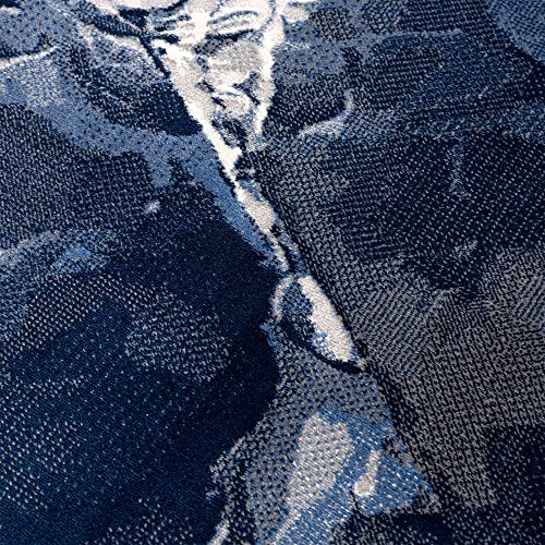Abani Rugs Regal REG110A Blue Grey Marble Ice Design Area Rug