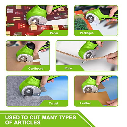 Cardboard Cutter with Replacement Self-Sharpening Cutter Blade (without LED)