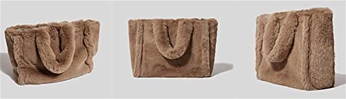 Women Top Handle Bag Shoulder Bag Hobo Bag Totes Fashion Handbag Fluffy Faux Fur Furry Plush Soft Elegant