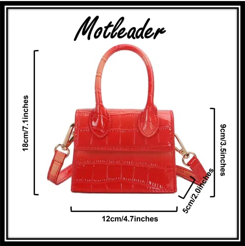 Motleader Super mini cute purses for women, Small crossbody clutch bags, Tiny change purses with crocodile patternā¦