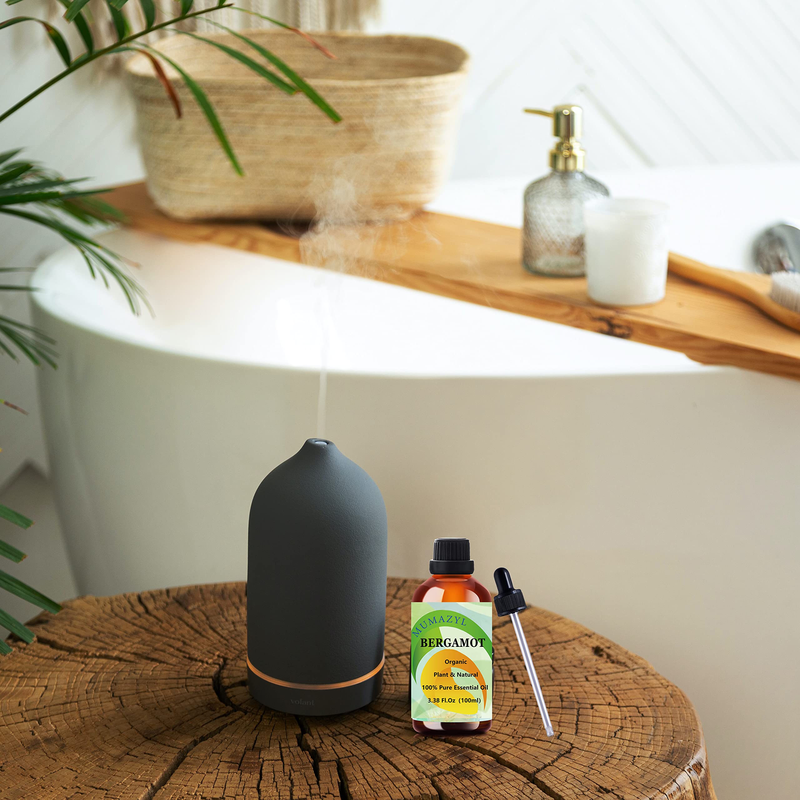 Vanilla Essential Oil Organic Plant Natural 100% Pure Vanilla Oil for Diffuser Cleaning Home Bedroom Perfumes Humidifier Soap Candles 100ml 1 Pack
