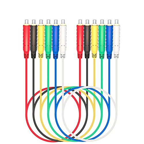 6PCS Magnetic Test Leads Silicone Soft Flexible Jumper Test Wires 30V AC5A 3.3FT Magnetic Jumper Wires HVAC