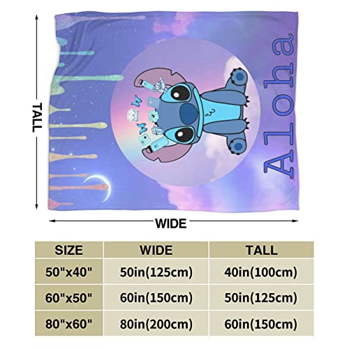 Super Soft Blanket, Unisex Throw Blanket Flannel Blankets for Bedding Couch Sofa Living Room Throws All Season 3-60"x50"