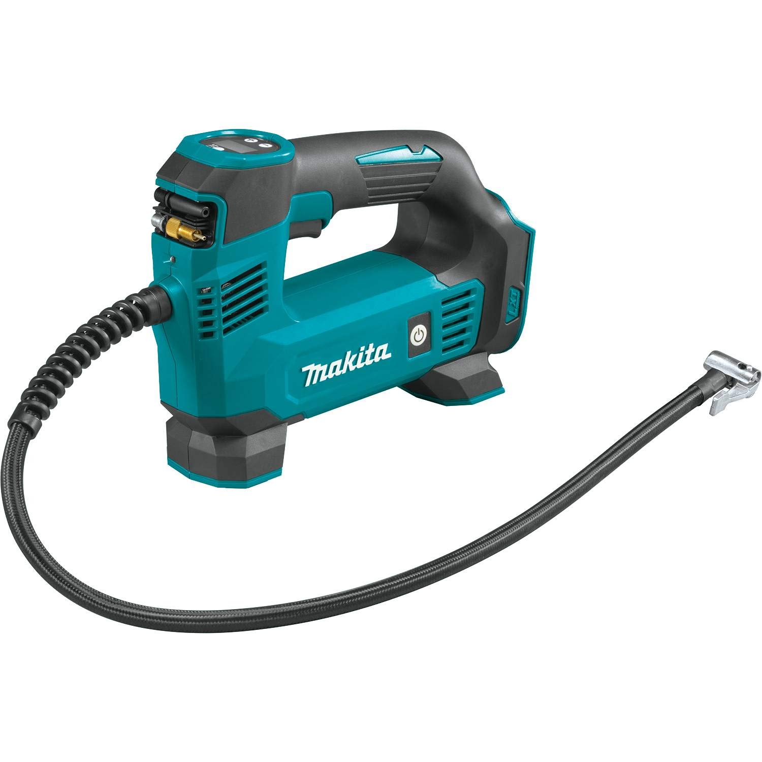 Makita BL1850BDC2 18V LXT Lithium-Ion Battery and Rapid Optimum Charger Starter Pack (5.0Ah) with DMP180ZX 18V LXT Lithium-Ion Cordless Inflator