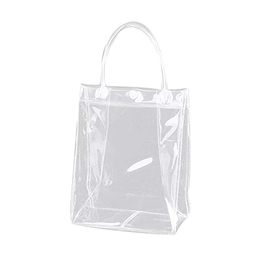 New Hot Summer Autumn Transparent Shoulder Handbag Bag For Women Trend Fashion Fashion Bag Clear Accessories Jelly PVC Tote
