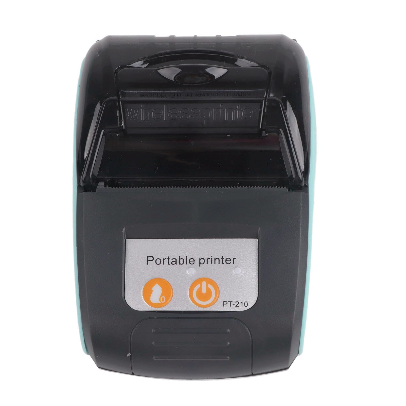 DAUERHAFT Thermal Printer, Wireless Portable Receipt Printer, Mini Bluetooth Thermal Bill Printer, 58mm 110-240V(Blue)