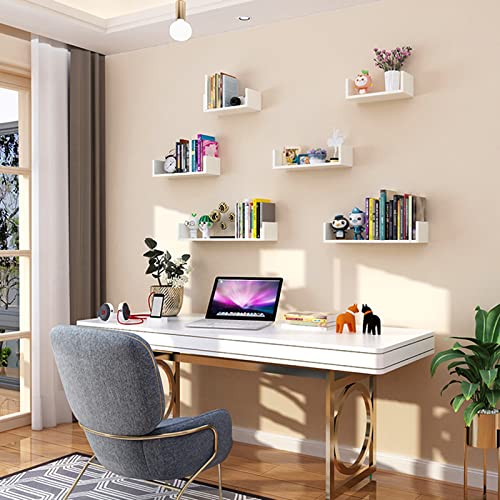 JDMTM Floating Shelves Floating Shelves Wall Mounted Set of 3 Rustic Wood Shelves for Wall Storage for Bedroom Bathroom Living Room Kitchen Laundry Room Storage & Decoration 11.8in,15.7in,23.6in Blue