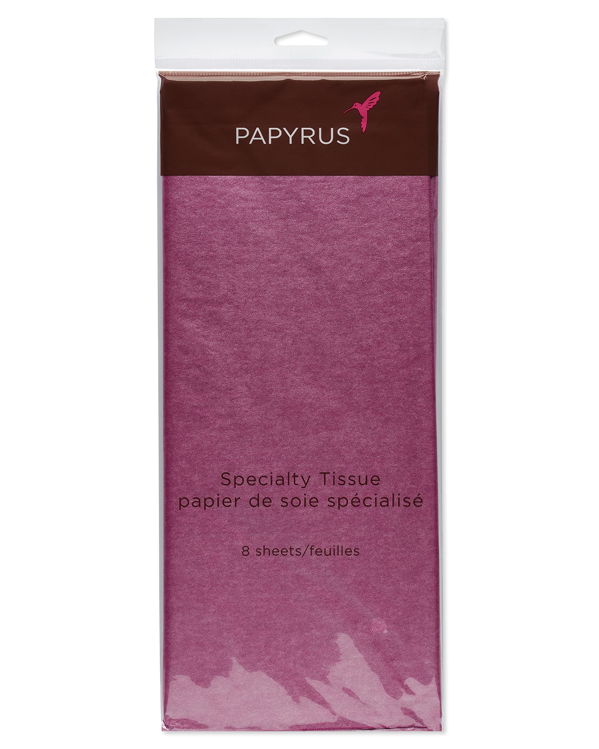 Papyrus Sparkle Pink Tissue Paper for Gifts, Decorations, Crafts, DIY and More (8-Sheets)