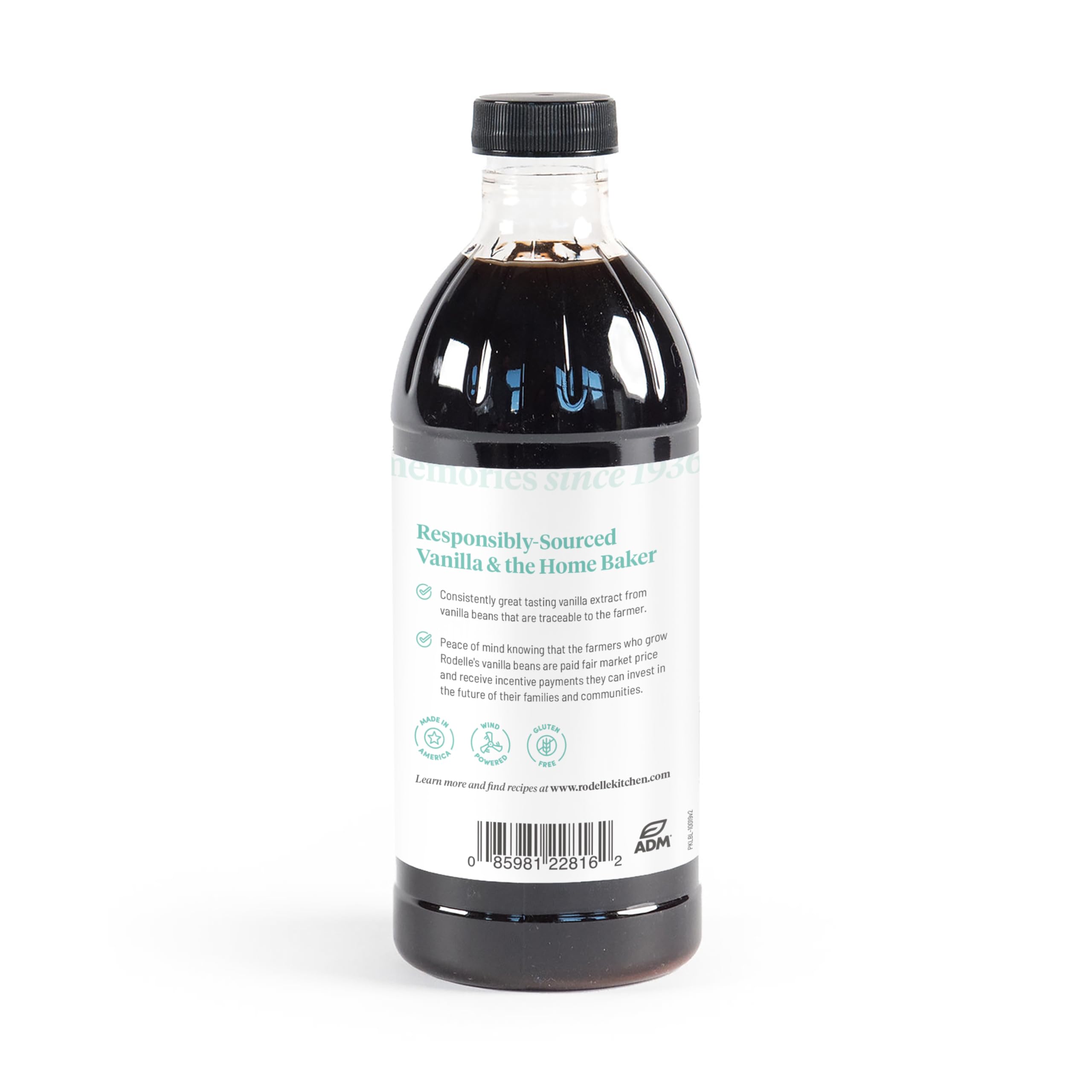 Rodelle Pure Madagascar Bourbon Vanilla Extract, 16 Oz
