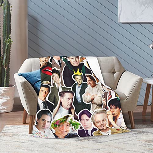 Blanket Kyle MacLachlan Soft and Comfortable Warm Fleece Blanket for Sofa, Office Bed car Camp Couch Cozy Plush Throw Blankets Beach Blankets