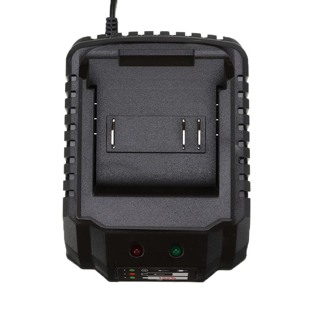 21V Battery Charger US Plug Power Tool Portable High Power Smart Fast Li-ion Battery Charger Compatible with Makita Replacement for Electric Screwdriver Drill Power Tool Accessories