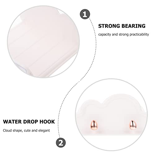 VALICLUD 1pc with Purse Kitchen Installation Non-Punch Holder Free Shelves Hanging Self Bathroom Adhesive Floating Clothes Multifunction Traceless Wallet Bedroom Punch-Free Household Shelf