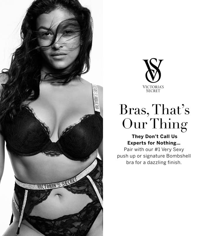 Victoria's Secret Women's Thong Underwear, Women's Panties, Very Sexy Collection Black (M)