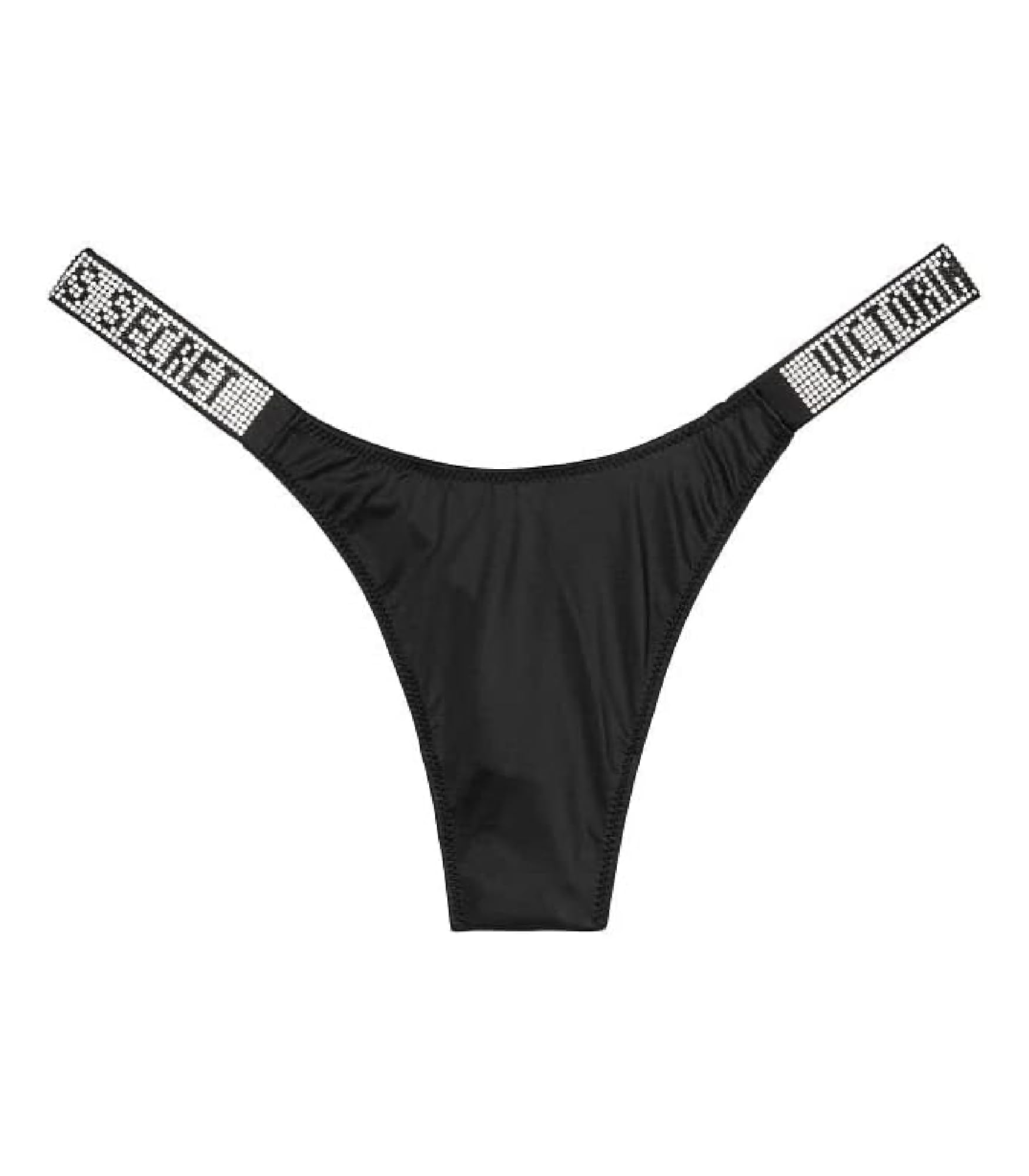 Victoria's Secret Women's Thong Underwear, Women's Panties, Very Sexy Collection Black (M)