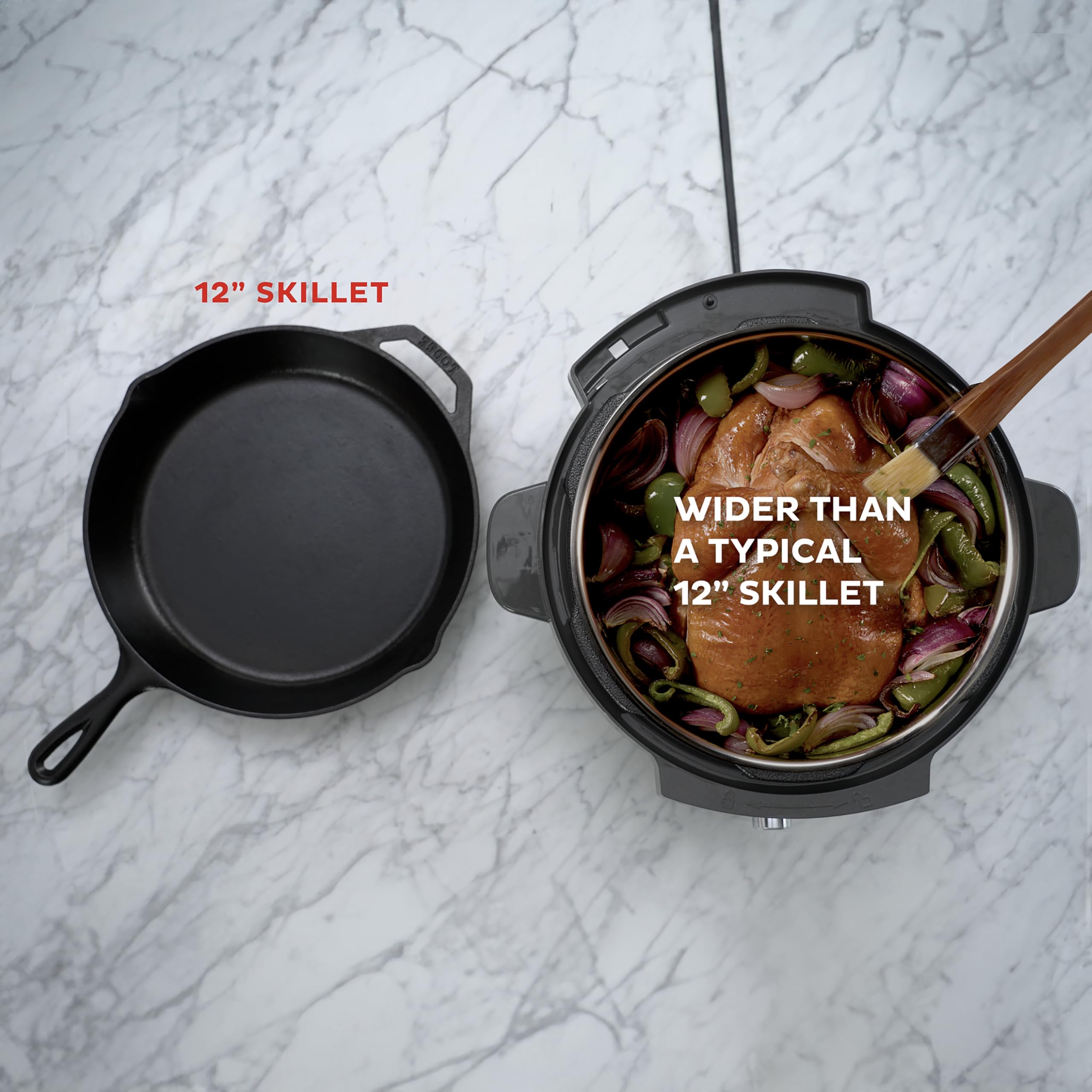 Instant Vortex Plus 6-Quart Air Fryer Oven, From the Makers of Instant Pot with ClearCook Cooking Window, Digital Touchscreen, App with over 100 Recipes, Single Basket, Black